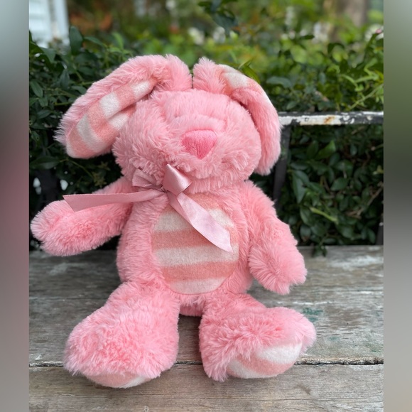 Dan Dee | Toys | Dan Dee Pink Rabbit Plush Bunny | Poshmark